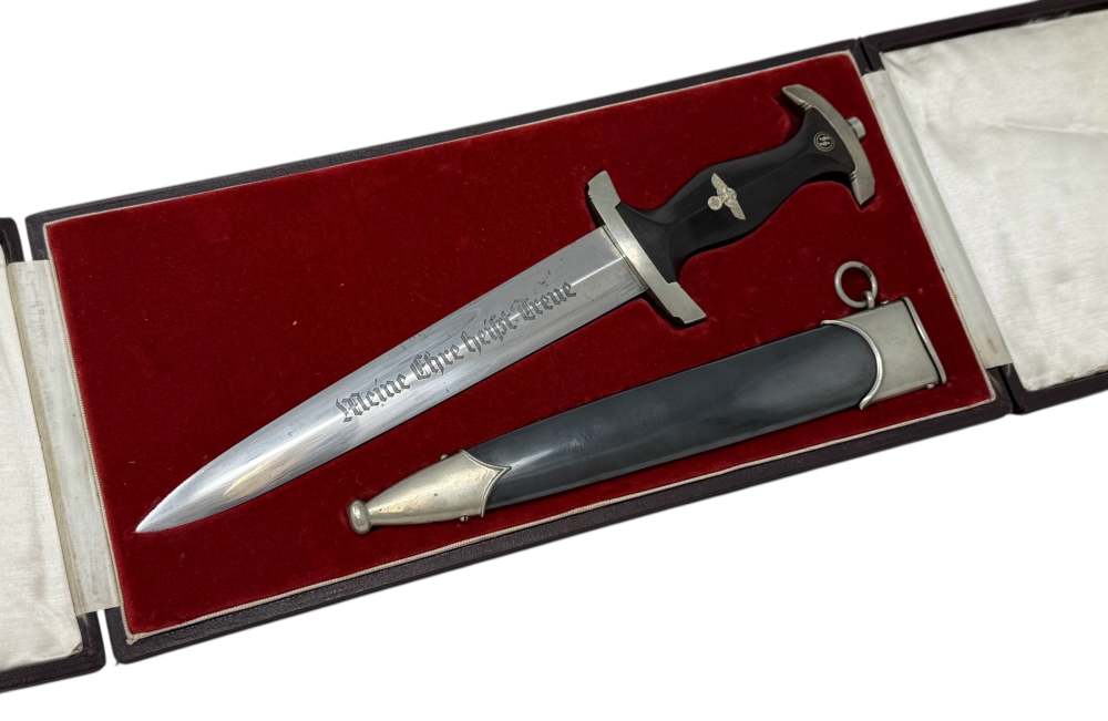 WW2 German SS Dagger by EPAC with PRESENTATION CASE WWII Early - WWI ...