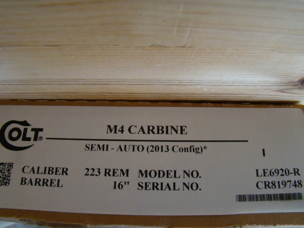 Colt Defense M4 Carbine Trooper 5.56 NATO LE6920-R AR15 16" 556 MLOK ...