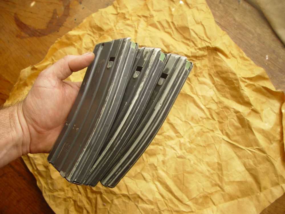 3x USGI AR15 magazins M16 mags AR-15 5.56 M-16 OKAY industry 30rd ...