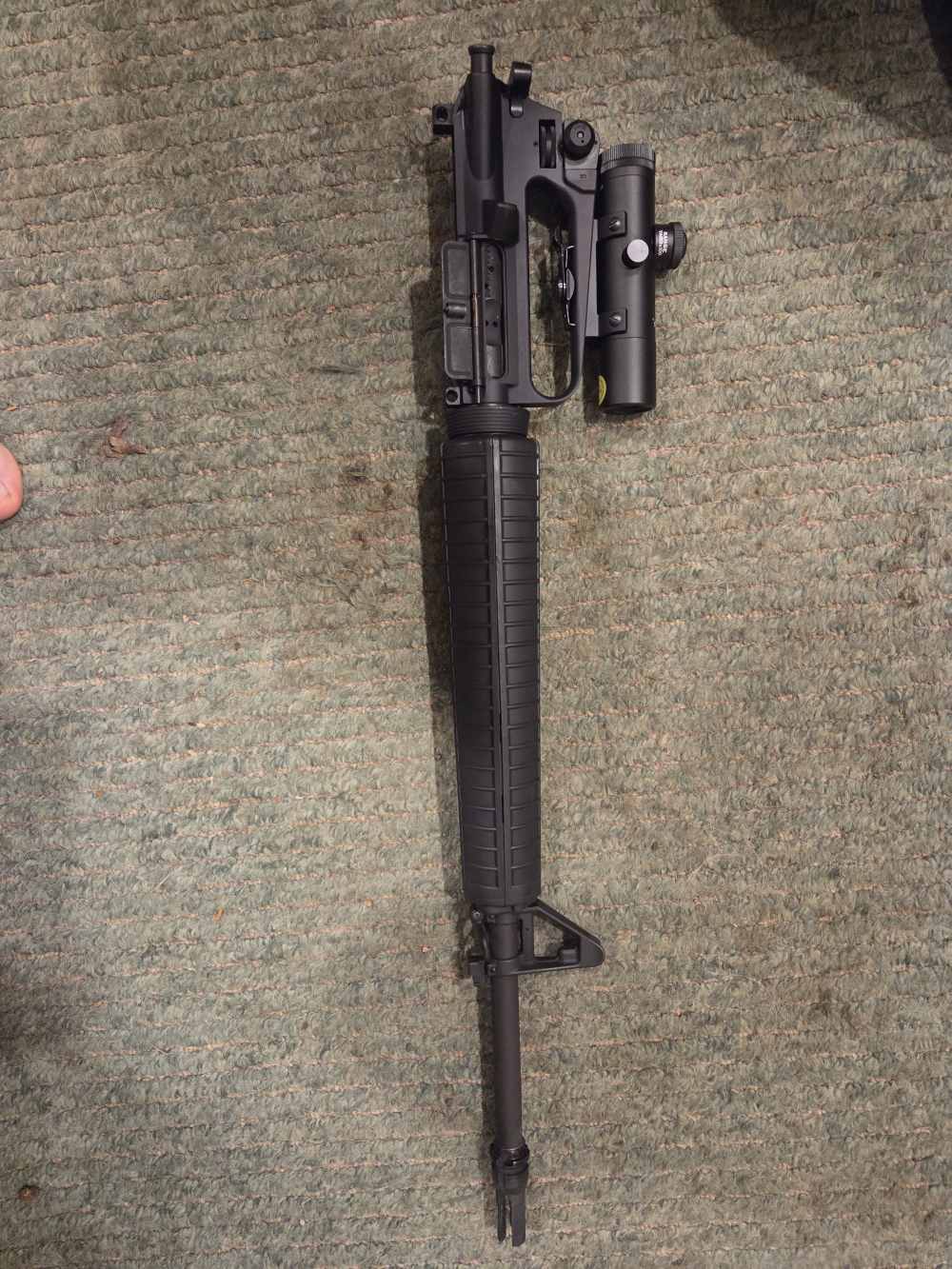 M16A2 - upper built by fulton Armory FAR-15 A2 w/ brownells retro scope ...