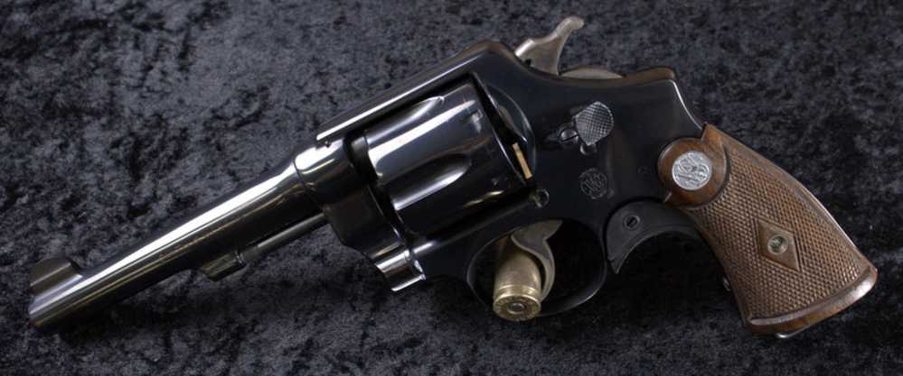 Custom cased dual cylinder S&W 1917 from Lee Deters estate - Revolvers at GunBroker.com : 1142121505