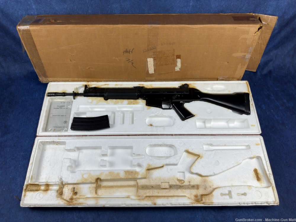 Excellent Pre-ban FN FNC Fixed Stock in Box with Shipping Container ...