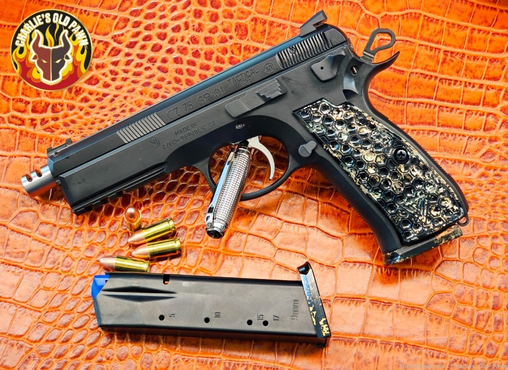 CZ Custom Shop 75 SP01 Tactical Build 6" Ported Barrel Vytal Kraken ...