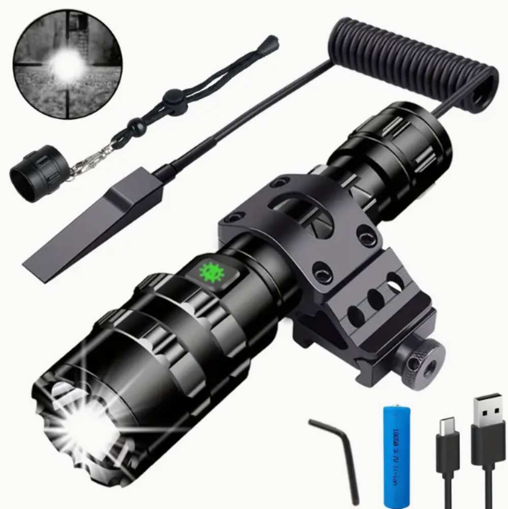 Tactical Weapon LED Flashlight - Weapon Lights at GunBroker.com ...