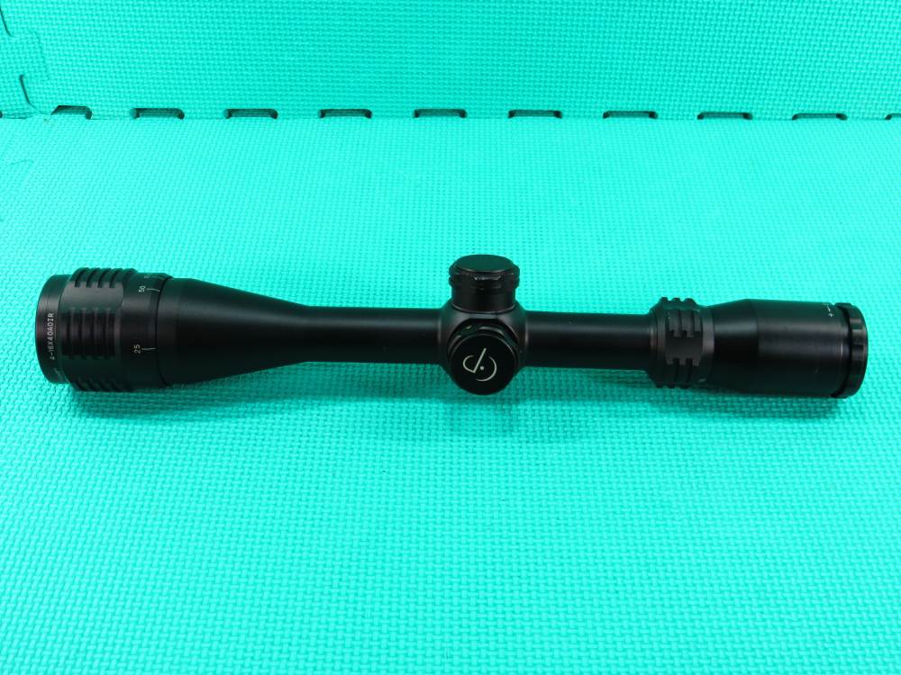 Center Point Rifle Scope 6-18x40mm Matte Black Duplex Illuminated Ret ...