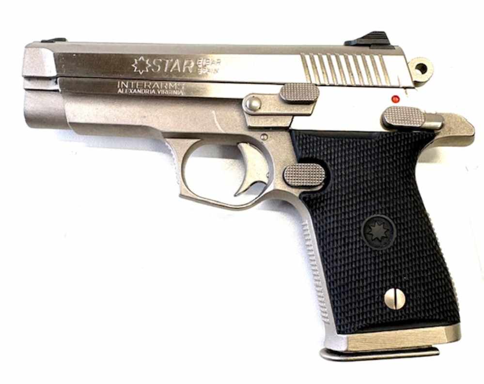 Star Firearms m40 .40 S&W Firestar Stainless Pistol 3.4" Barrel Blk ...