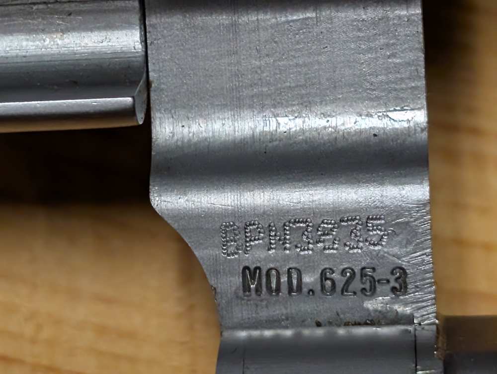 Pre Lock S&W 625-3 Model of 1989 45 ACP w/Original box, docs, moon clips - Revolvers at ...