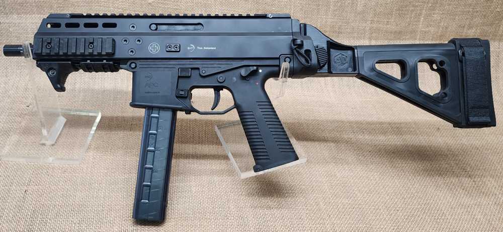 B&T Brugger & Thomet APC9 9mm W/ 4 Mags Brace APC 9 SWISS STUNNER ...