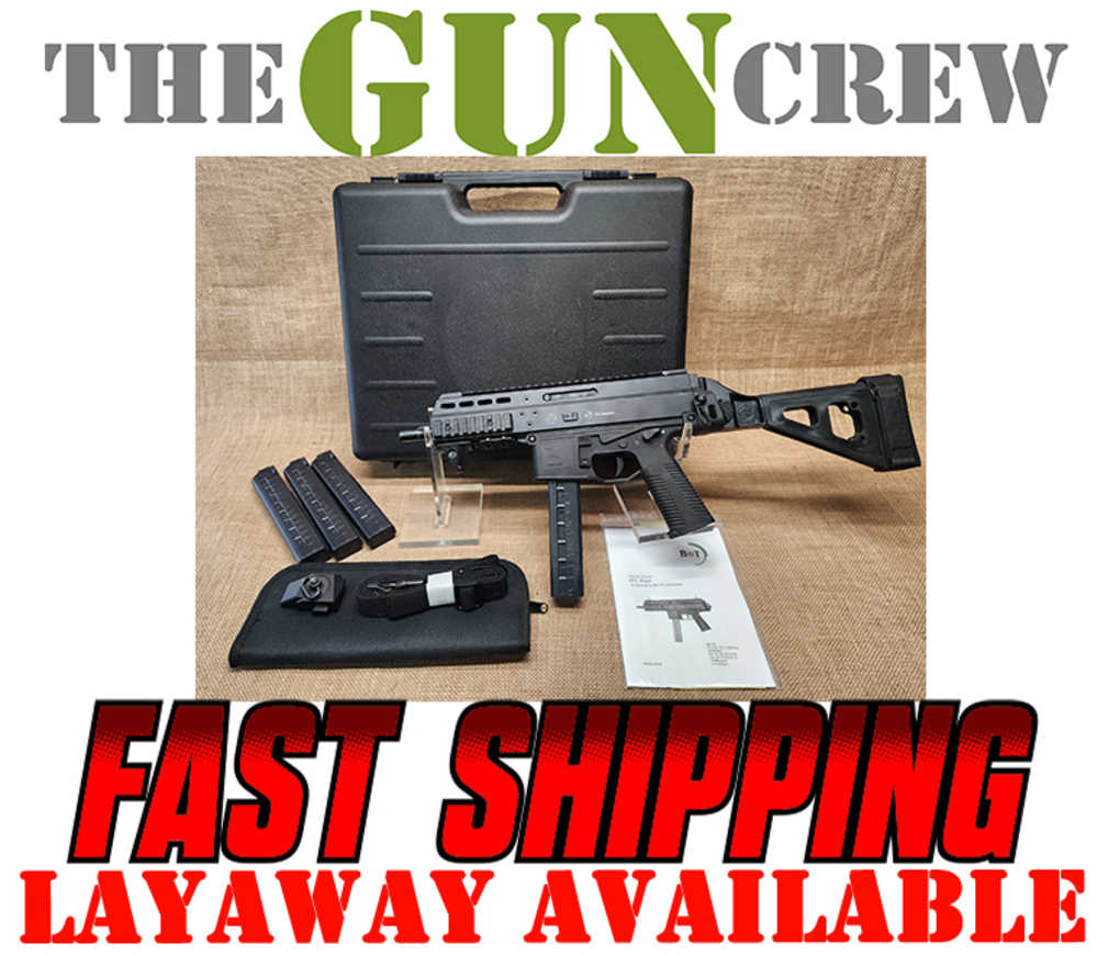 B&T Brugger & Thomet APC9 9mm W/ 4 Mags Brace APC 9 SWISS STUNNER ...