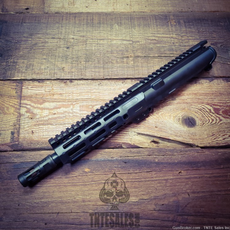 8" 1/7 MI Combat Rail Upper 300 blackout AAC Mlok nitride - AR Uppers ...