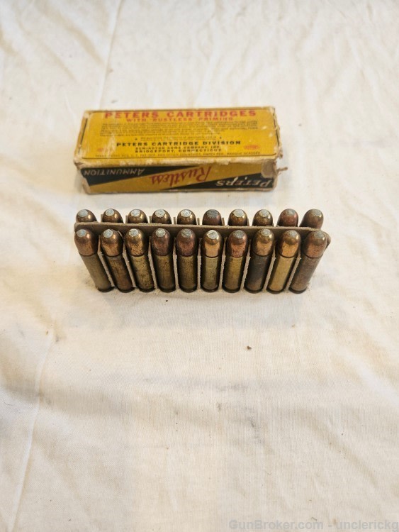 VTG NOS Peters 401 Winchester Self Loading Ammo 200 gr sp 20 Rounds ...