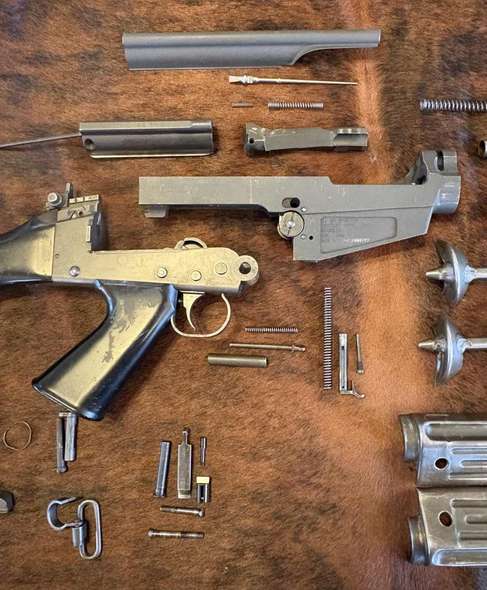 Austrian STG-58 FAL parts kit with CAI G1 receiver and barrel .308win ...