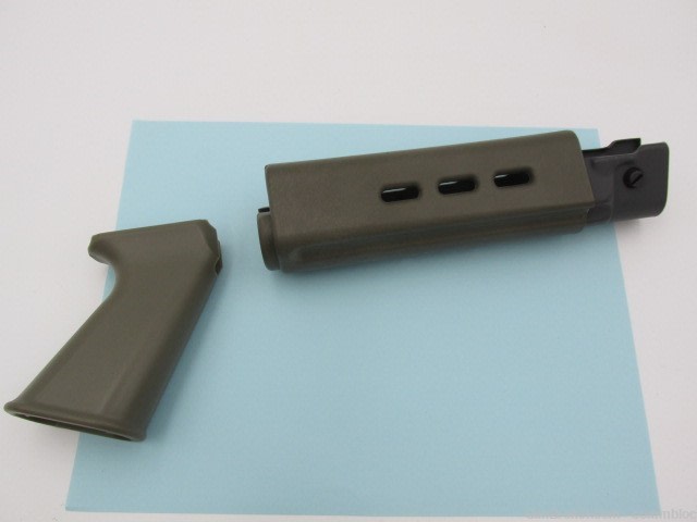 green polymer dsa fn-fal shorty pistol hand guard and grip combo ...