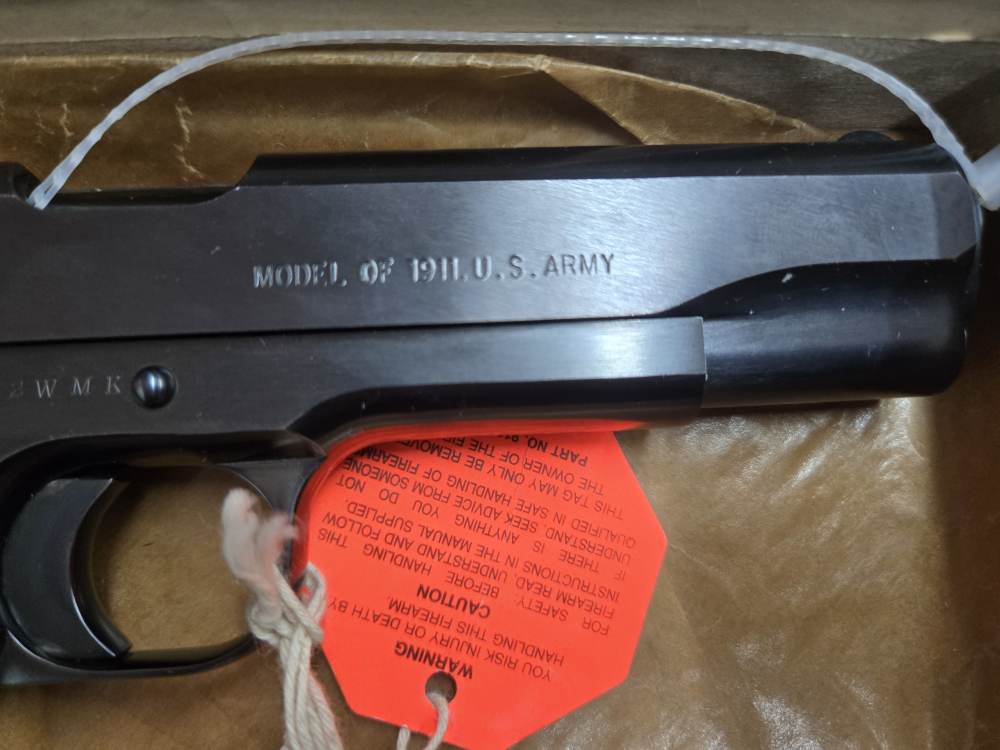 Colt M1911 government custom shop commerative World War 1 limited ...