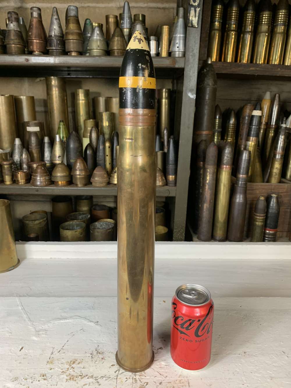 WW2 1939 dated British 47mm 3pdr AP round - Large Bore, Inert & Cannon ...