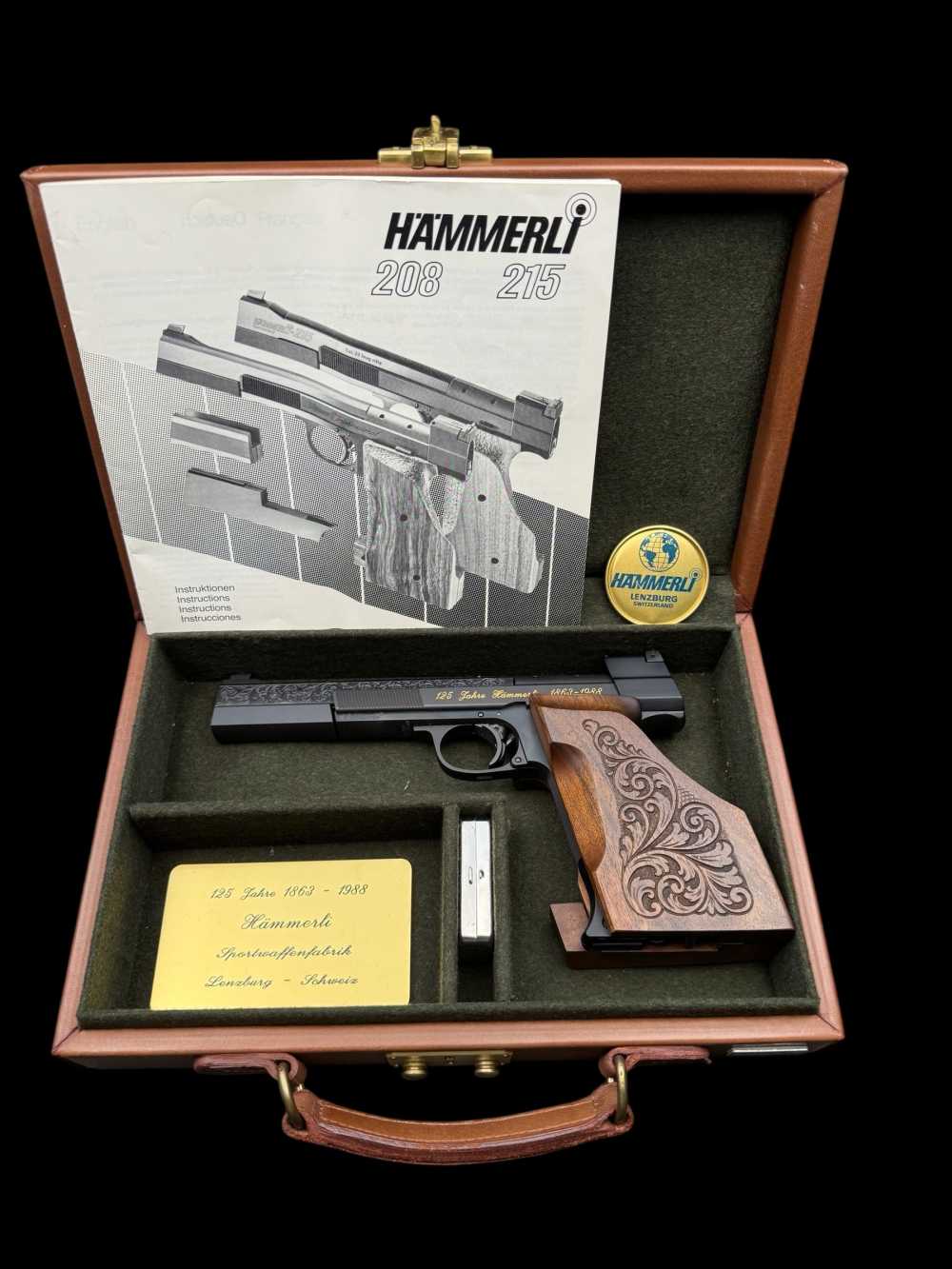 HAMMERLI 125 YEAR COMMEMORATIVE - HAND ENGRAVED - #192/1000 SPECIAL ...