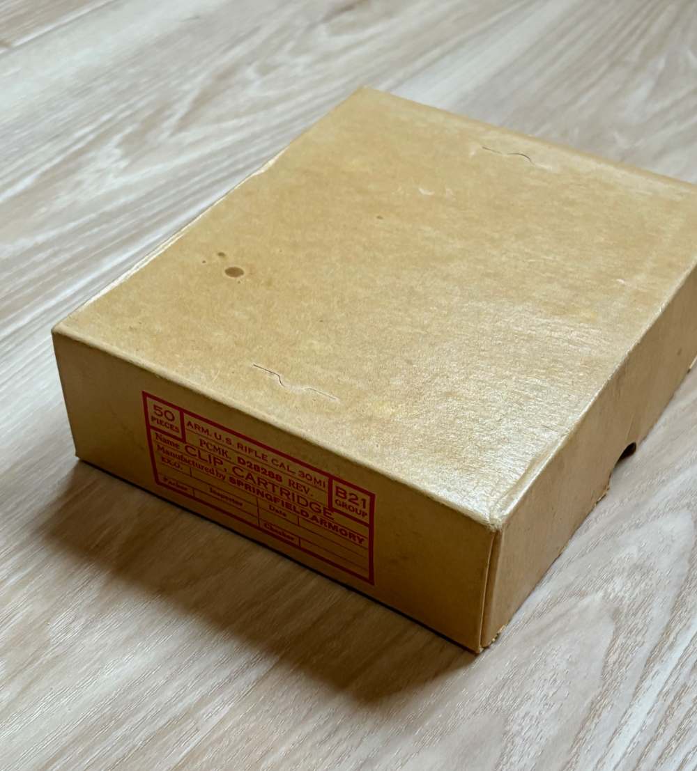 Original Box of Springfield En Bloc Clips for M1 Garand - WWI & WWII ...