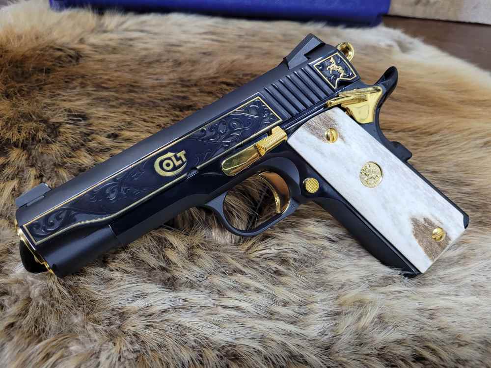 New Colt 1911 Combat Commander El Compadre 38 Super 1 of 500! - Semi ...