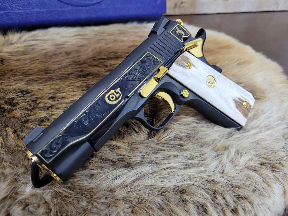 New Colt 1911 Combat Commander El Compadre 38 Super 1 of 500! - Semi ...