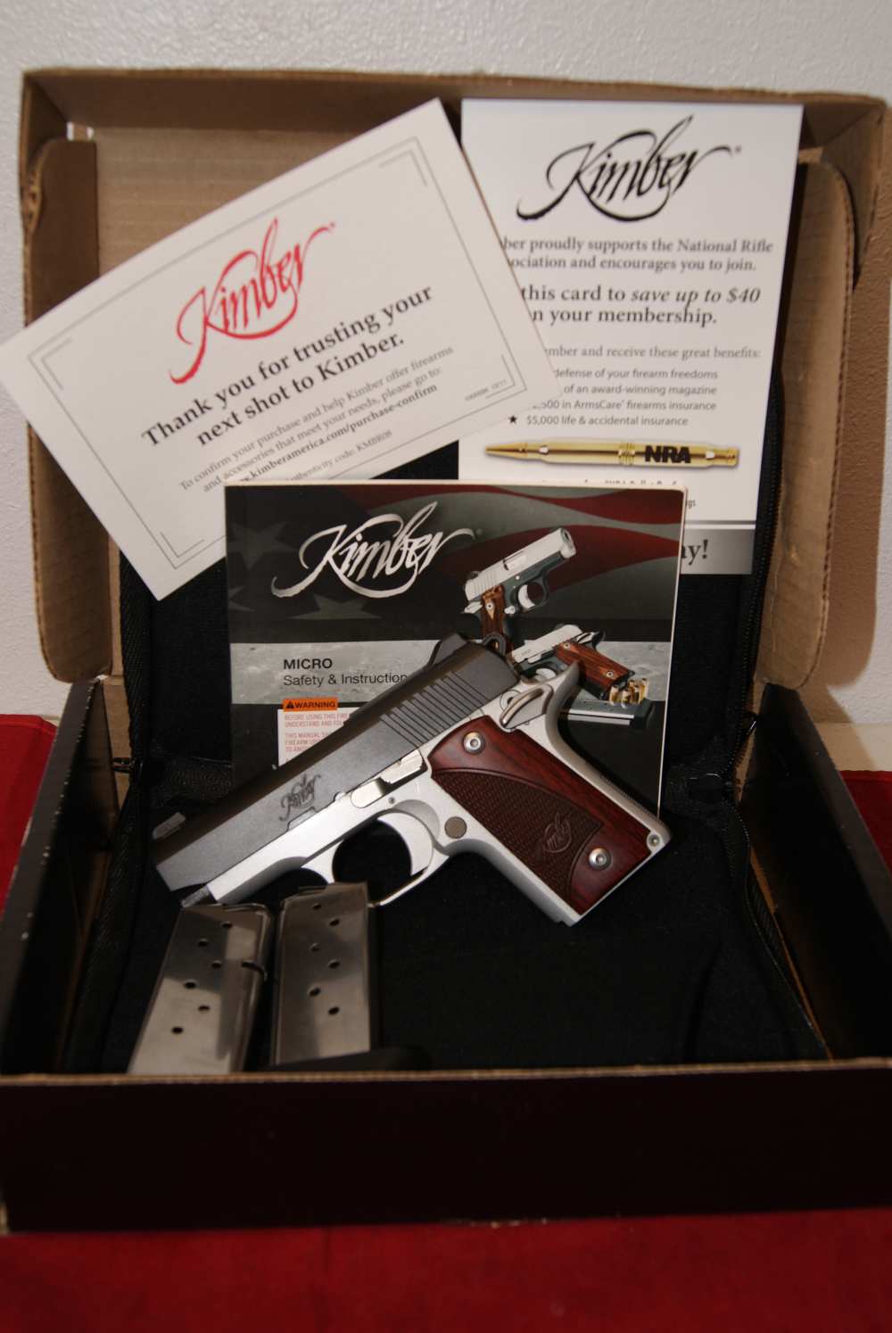 KIMBER MICRO 9 PISTOL 9MM - Semi Auto Pistols at GunBroker.com : 1144622413