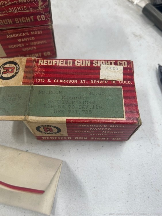 Redfield RE-W Peep Sight Winchester 54 70 Remington 721 725 savage 110 ...