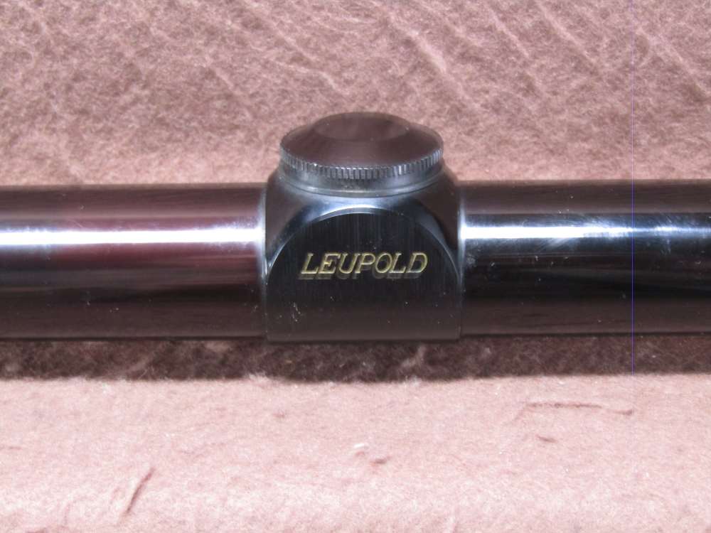 Leupold M8-4X Fixed 4 Power Rifle Scope Crosshair 1" 11 3/4" Long Black ...