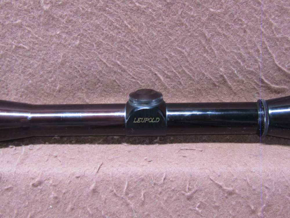 Leupold M8-4X Fixed 4 Power Rifle Scope Crosshair 1" 11 3/4" Long Black ...