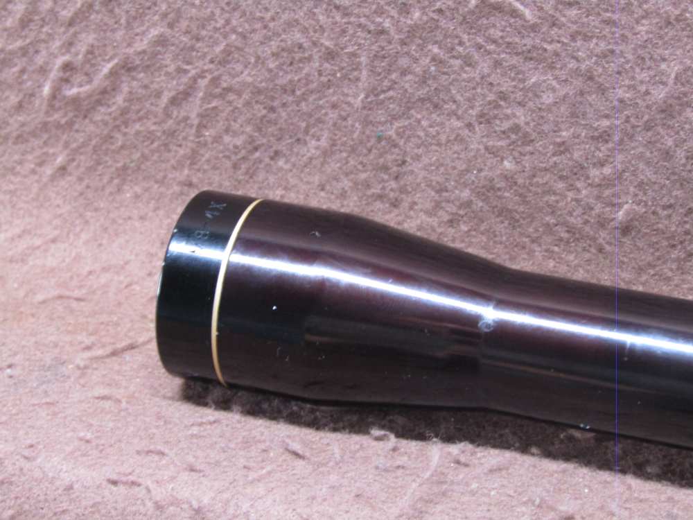 Leupold M8-4X Fixed 4 Power Rifle Scope Crosshair 1" 11 3/4" Long Black ...