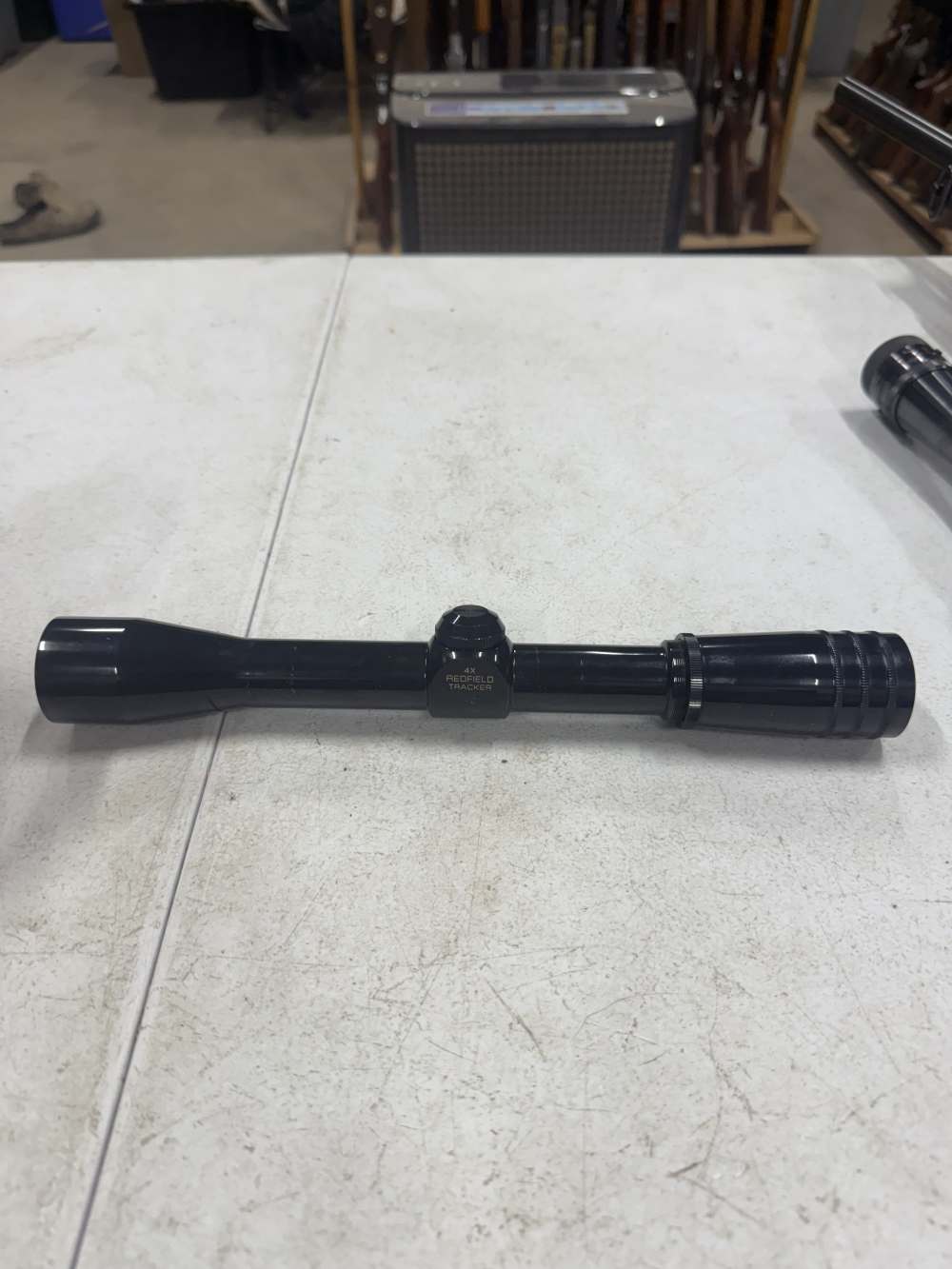 Redfield Tracker 4x Rifle Scope Fixed 4 Power Very Nice Vintage duplex ...