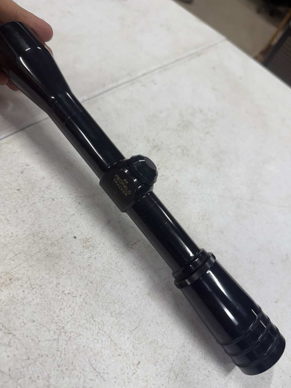 Redfield Tracker 4x Rifle Scope Fixed 4 Power Very Nice Vintage duplex ...