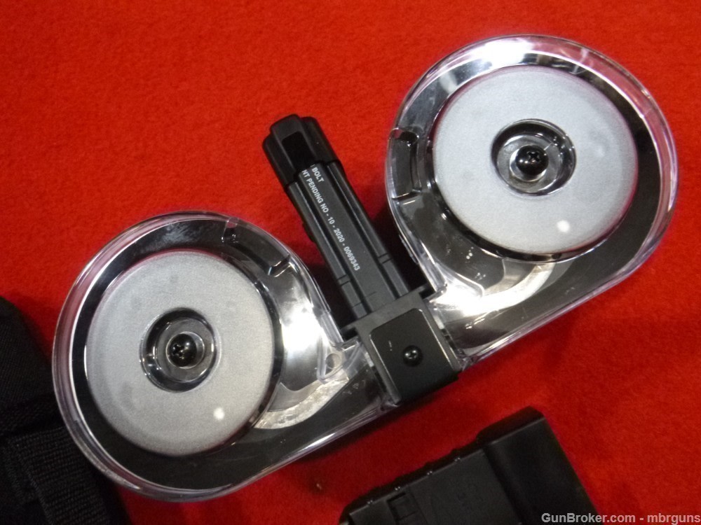 RWB 100 Round AR 15 .223/5.56 Dual Drum Mag Gen 2 Blk w/case - AR ...