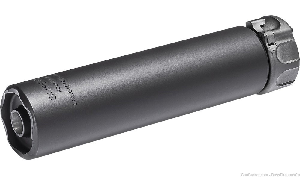 Surefire SOCOM RC2 Mini 7.62 NATO Rifle Suppressor SOCOM762-MINI2-BK ...