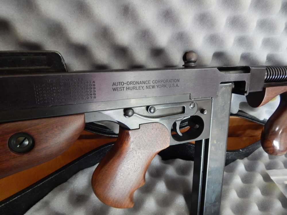 WEST HURLEY 1927-A5 THOMPSON SBR 45 ACP WITH 13" BARREL & VIOLIN HARD ...