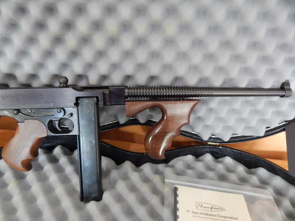 WEST HURLEY 1927-A5 THOMPSON SBR 45 ACP WITH 13" BARREL & VIOLIN HARD ...