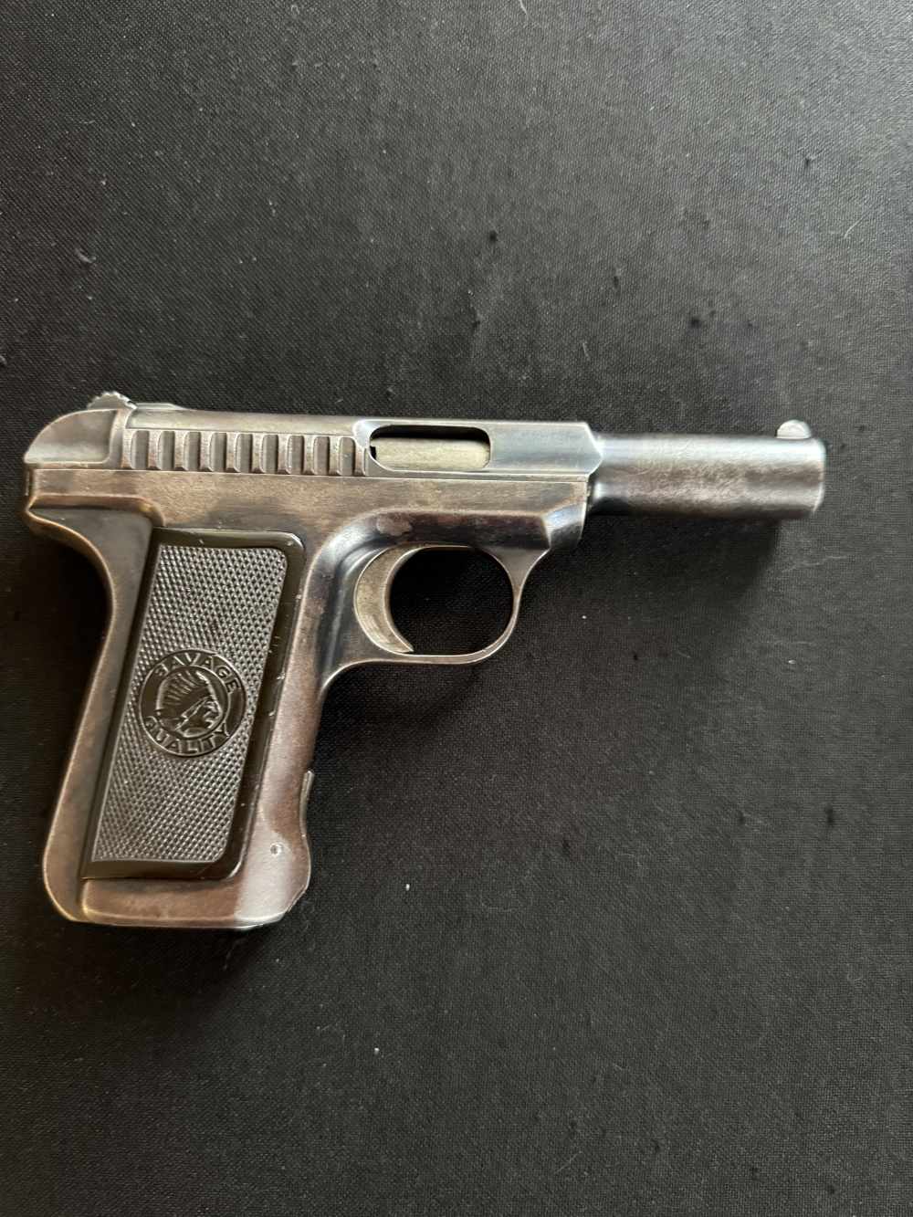 1917 - Savage Model 1907 Semi-Automatic Pistol.32 ACP cal., 3.75 ...
