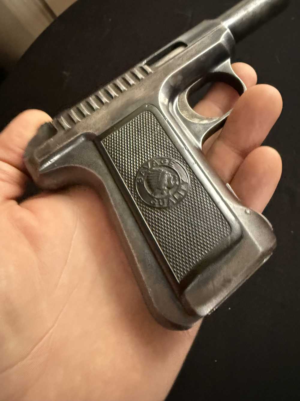 1917 - Savage Model 1907 Semi-Automatic Pistol.32 ACP cal., 3.75 ...