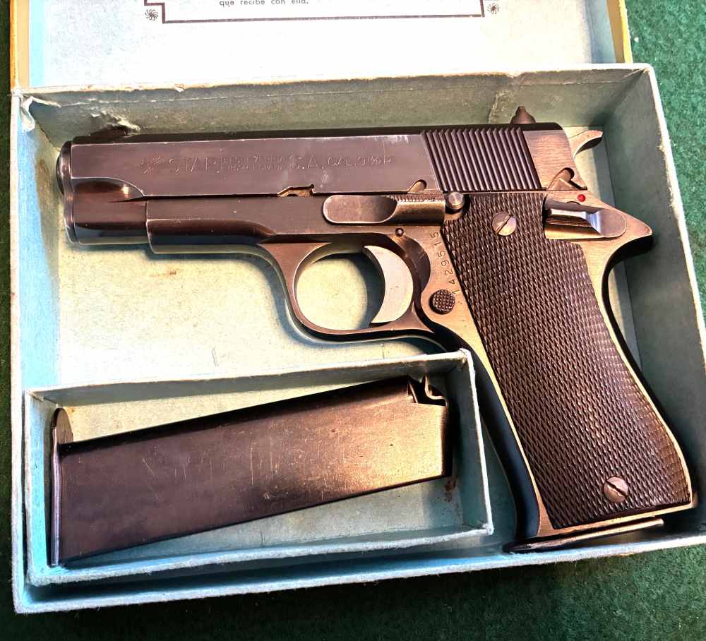 Star Model BM 9MM Matching Number Box 2 Magazines Police Holster ...