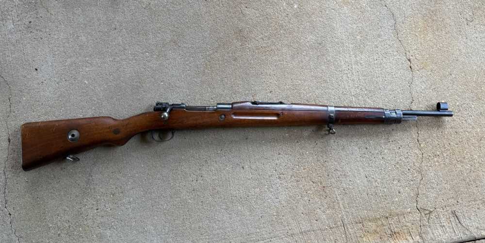 Rare Matching WW2 German Issue G24T 8MM K98 Mauser Depot Marked Walnut ...