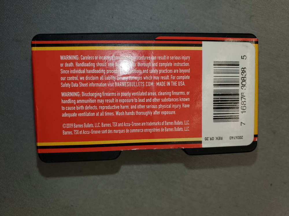 BARNES 30 CAL 130 GR TSX BT BOX OF 50 BULLETS - Reloading Bullets at ...