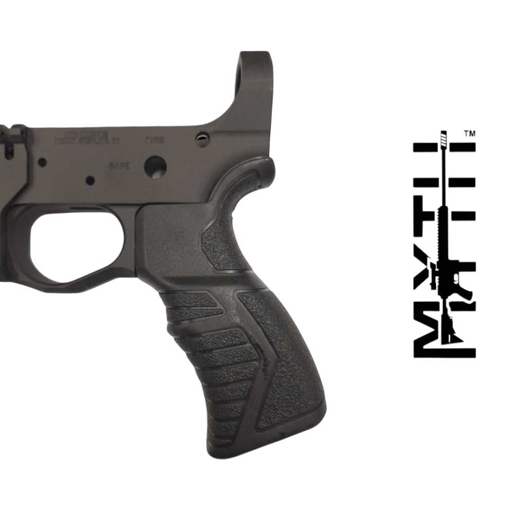 Modern Rubberized Ergonomic Pistol Rifle Grip AR15 AR9 AR10 AR22 5.56 ...