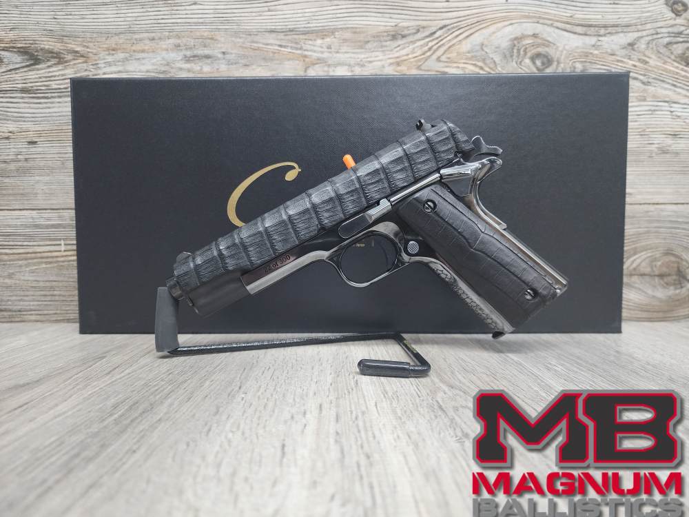 Custom & Collectable Colt 1911 Gator 45 ACP #22 of 300 - Semi Auto ...