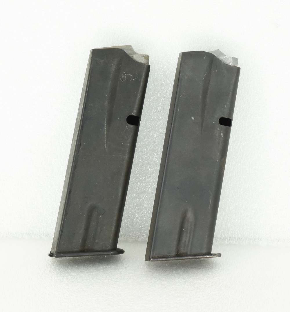 2x Canadian Inglis Hi-Power P35 Pistol 9mm 13 Round Magazines, R & 2 ...