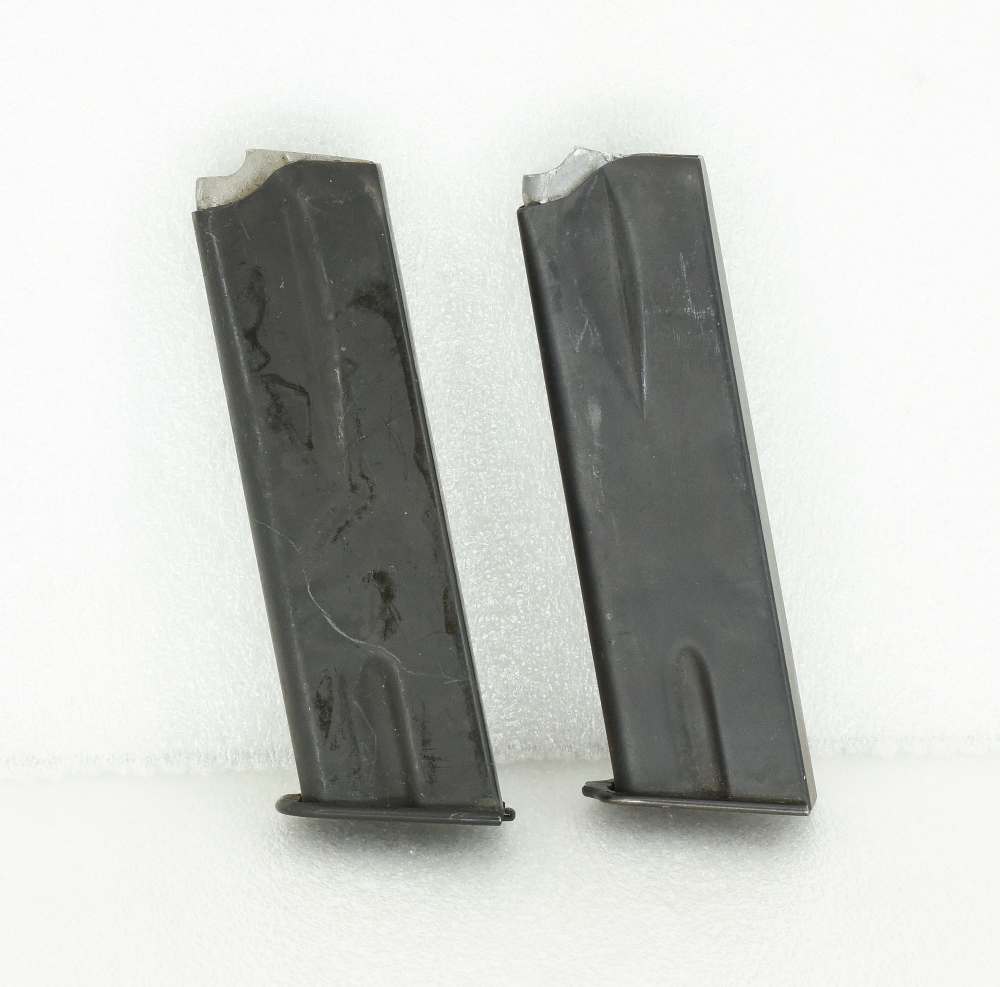 2x Canadian Inglis Hi-Power P35 Pistol 9mm 13 Round Magazines, R & 2 ...