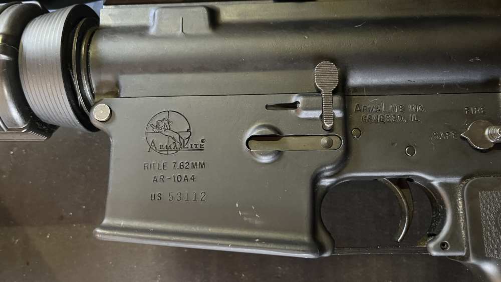 Armalite AR10A4 7.62mm w/bi-pod & Nikon Monarch scope - Semi Auto ...