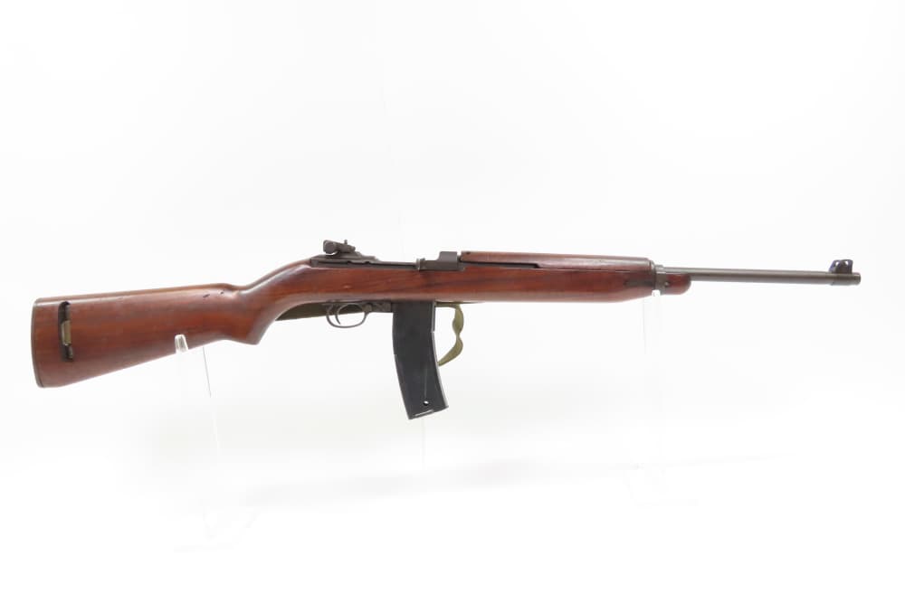 WORLD WAR II Era U.S. SAGINAW M1 Carbine SEMI-AUTO Light Rifle WW2 w ...