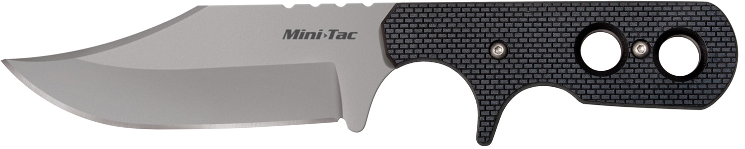 Cold Steel Cs-49Hcf Mini Tac 3.63" Fixed Bowie Plain Stone Washed ...