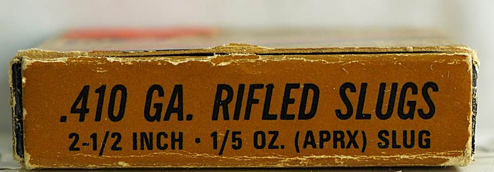 5 Rds Box Federal Hi-Power .410 Gauge 2 ½" 1/5 OZ Rifled Slug - Shotgun ...