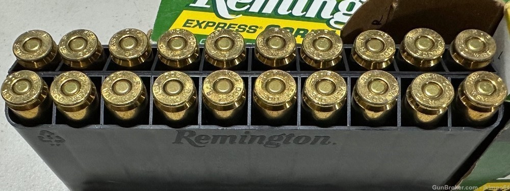 40 rounds of Remington 300 WSM 150gr Core-Lokt PSP brass cased rifle ...