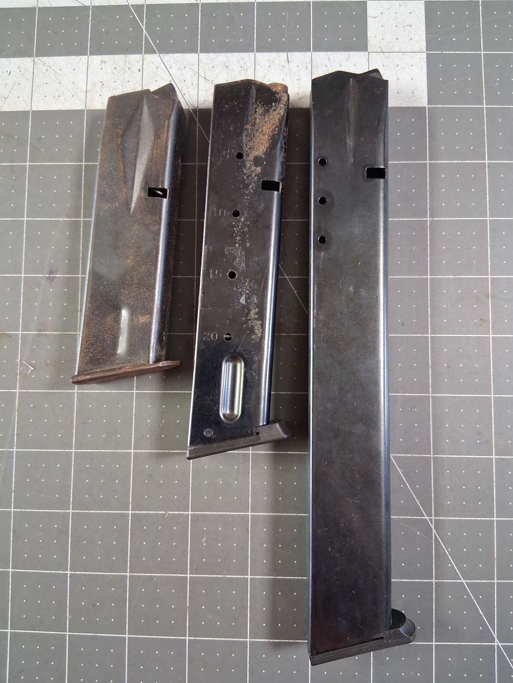 smith wesson 910 915 5900 459 magazine clip 3 pack extended - Pistol ...