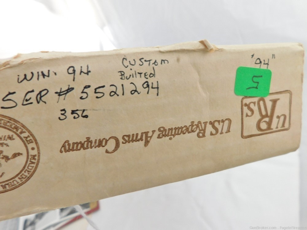 1989 Winchester 94 Model 21 Custom Shop Custom Build 356 New In The Box ...